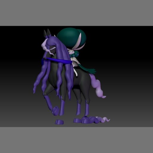 🐉 Pokemon Calyrex Shadow Rider・ STL File for ・Cults