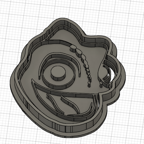 🍪 pascal cookie cutter tangled・ STL File for 3D printing・Cults
