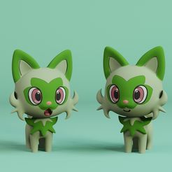 Sprigatito best STL files for 3D printer・100 models to download・Cults