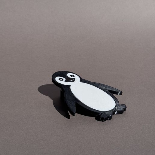 STL file Penguin Coaster / Drip Tray 🐧 ・3D printer design to download・Cults