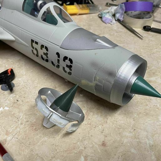 👃 Alfa model MIG-21 front nose cone・ STL File for 3D printing・Cults