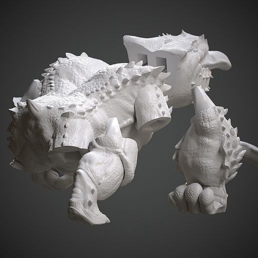 👹 MHWilds: Chatacabra・Free STL File for 3D printing・Cults