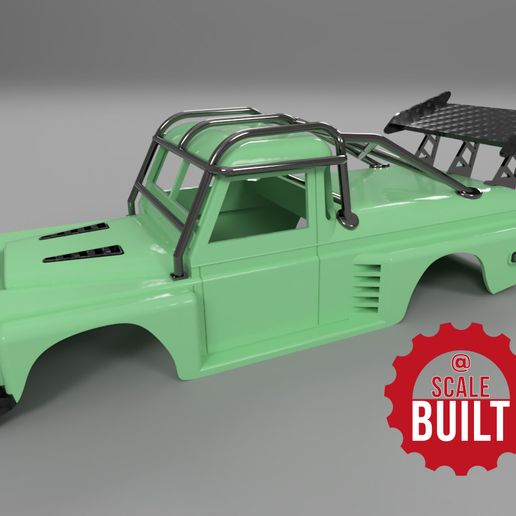🚁 1/24 Scale RC DRIFT Land Rover Series IIA / Defender・ STL File for 3D ...