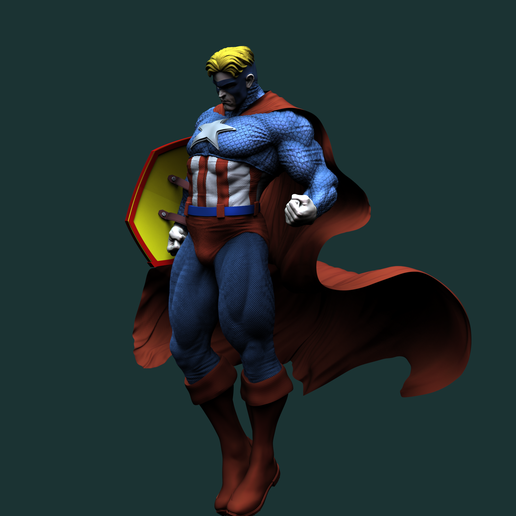 🫡 Super Soldier STL files 3d printing collectibles fanarts 3D print ...