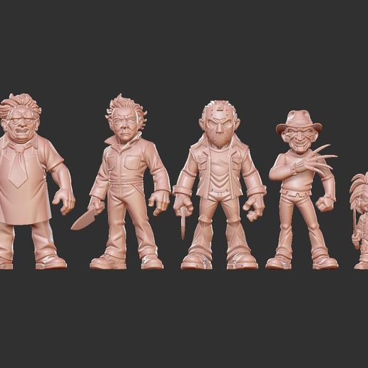 🎬 Horror Figures・ STL File for 3D printing・Cults
