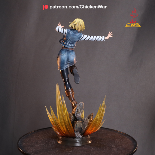 🤖 Android 18 3D Pringting・ 3D File for 3D printing・Cults