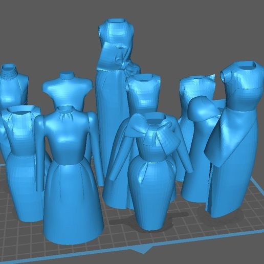 STL file dress, mannequin 👗 ・3D printing model to download・Cults