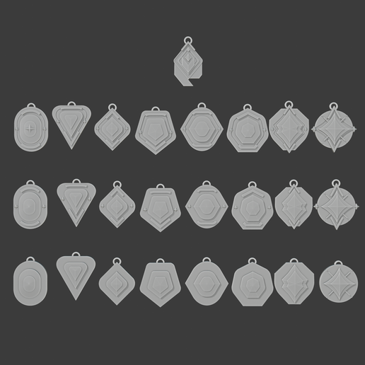 💎 Valorant Diamond Rank Keychain and Badge・ STL File for 3D printing・Cults