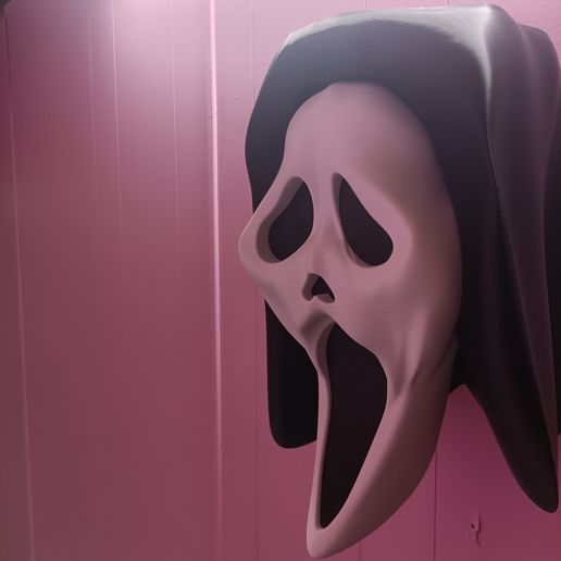 🪴 GhostFace Wall Planter・ STL File for 3D printing・Cults