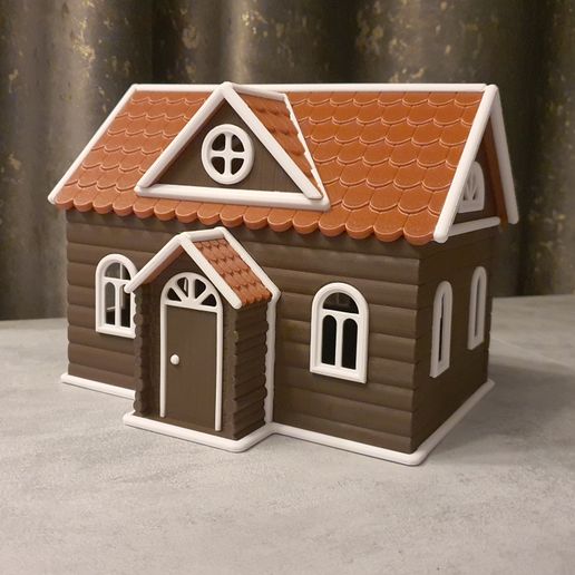 🏠 Gingerbread house・ STL File for 3D printing・Cults