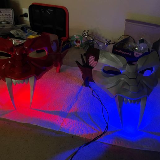 🧛 Cyberpunk Vampire mask・ OBJ File for ・Cults