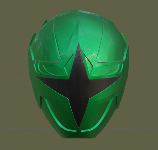 🗡️ POWER RANGER GREEN SAMURAI NINJA STORM POWER RANGER GREEN HELMET ...