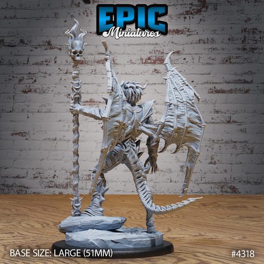 😈 Devil Lord Set ‧ DnD Miniature ‧ Tabletop Miniatures ‧ Gaming Monster ...