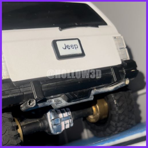 🚁 TRX4M INJORA JEEP CHEROKEE SCALE EXHAUST / DUAL MUFFLER・ STL File for ...