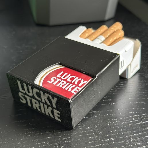 STL file Stylish Cigarette Pack Case for Lucky Strike – Modern ...