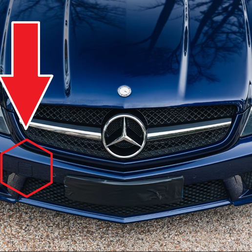 🚗 Mercedes Benz R230 AMG front bumper cover・ STL File for 3D printing・Cults