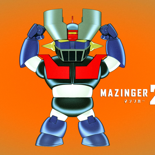 🗿 Super Deformed Mazinger Z・ 3D File for 3D printing・Cults