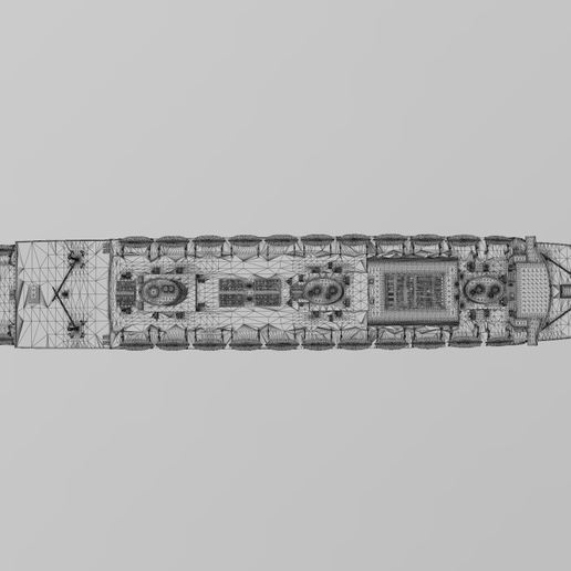 STL file Print ready RMMV OCEANIC III, White Star Line's mega ocean ...