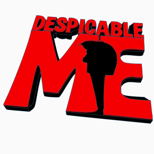 🍌 DESPICABLE ME Logo Display by MANIACMANCAVE3D・ STL File for 3D ...