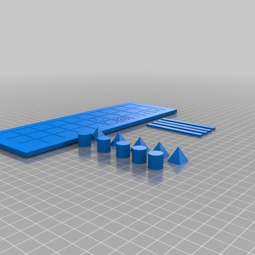 Free STL file Game of Senet 🎲 ・Template to download and 3D print・Cults
