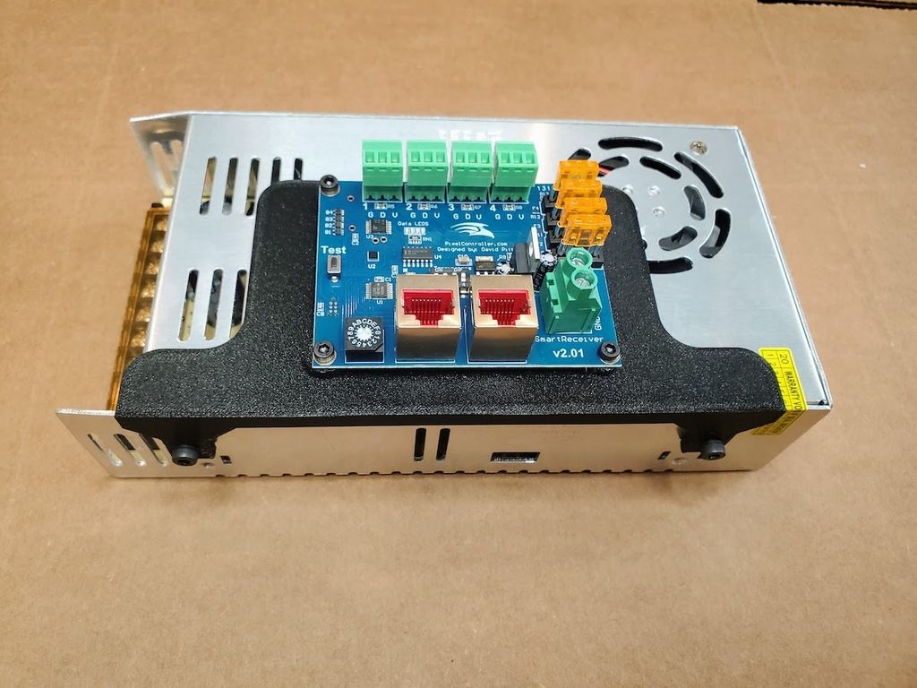 Download free STL file Falcon v1 Smart Receiver PSU Mount • Design to 3D print ・ Cults