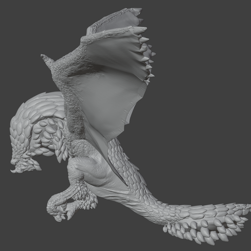 👹 Seething Bazelgeuse 1/100 - Monster Hunter World・ STL File for 3D ...