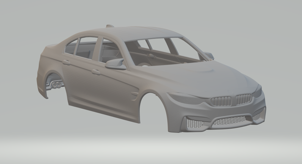 Fichier STL bmw m3 f30 sedan・Objet imprimable en 3D à télécharger・Cults
