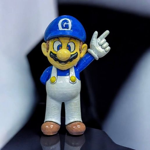 🧰 Mario Statue Store Display Pointing – 3D Print Model・3D Print with ...