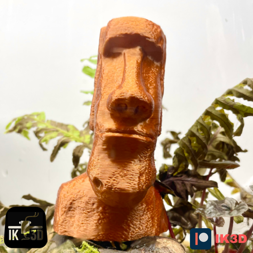 🗿 MOAI STATUE BUST AND FULL BODY - EASTER ISLAND・ STL File for ・Cults