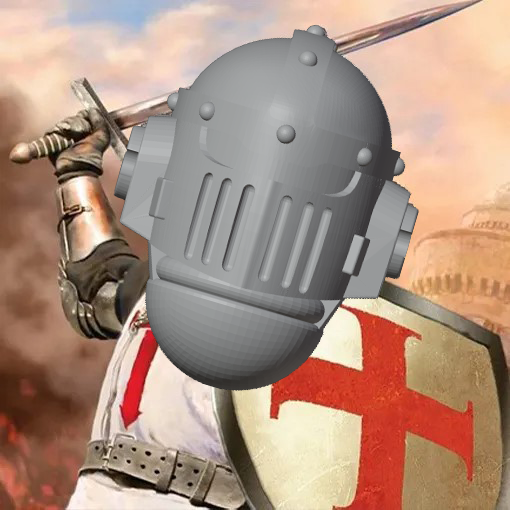 🪖 crusade pattern saturn helmet・ 3D File for 3D printing・Cults
