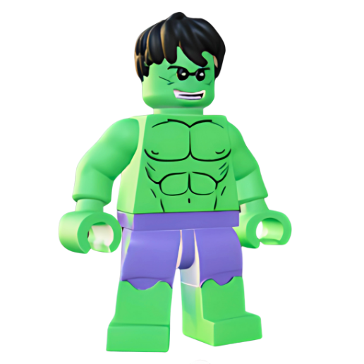 🦸 LEGO Hulk・ STL File for 3D printing・Cults