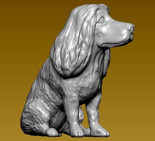 STL file Dog Cocker Spaniel statue - 3D print 🐕 ・Model to download and ...