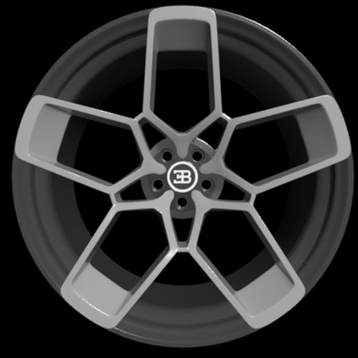 🚗 BUGATTI TOURBILLON WHEELS・ STL File for 3D printing・Cults