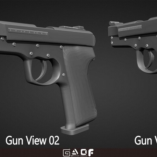 🧨 Pack Of 25 Guns Kitbash Volume 03・ 3D File for 3D printing・Cults