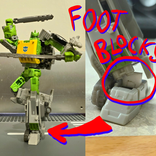 🦶 siege springer foot blocks・ STL File for 3D printing・Cults