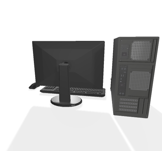 Free STL file Desktop Computer Model 🖥️ (OBJ and 3MF)・3D printing ...
