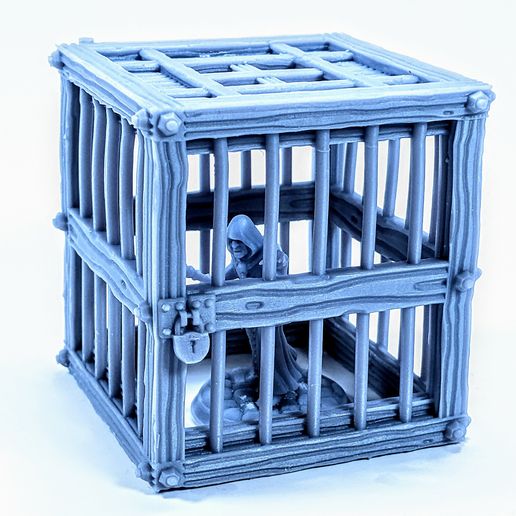 🎲 Prisoner's Cage・ 3D File for 3D printing・Cults