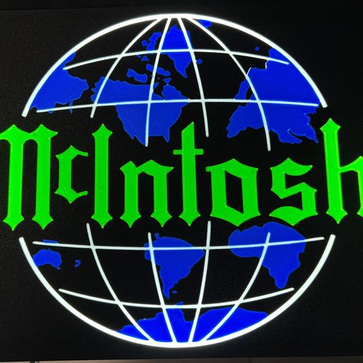 STL file McIntosh MC2KW - Logo lamp 🔦 (3MF)・Design to download and 3D ...