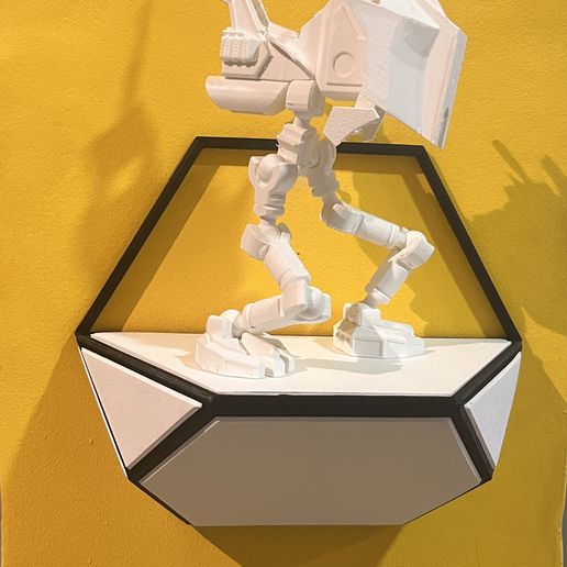 👽 Easy Display Shelf・Free STL File for 3D printing・Cults