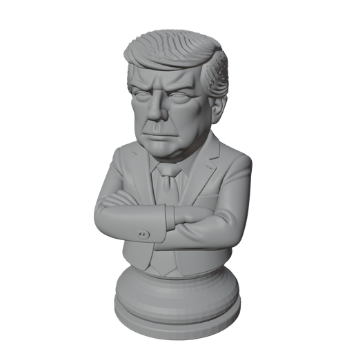 🤴 Trump King Chess Piece – STL and GLB 3D Print File – One-Piece ...