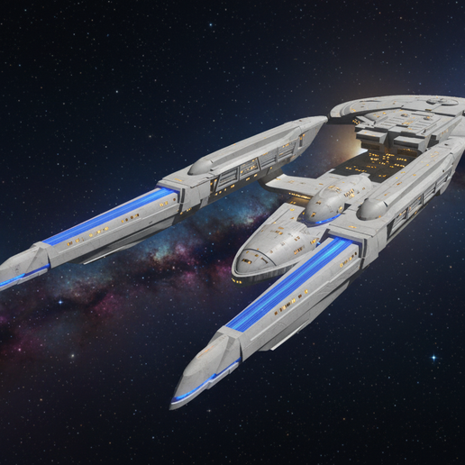 ⭐ Neo Excelsior class - federation star trek ship・ STL File for 3D ...