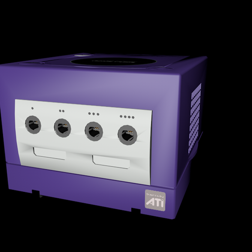 🎲 Nintendo Gamecube 3D Model・Free 3D File for ・Cults