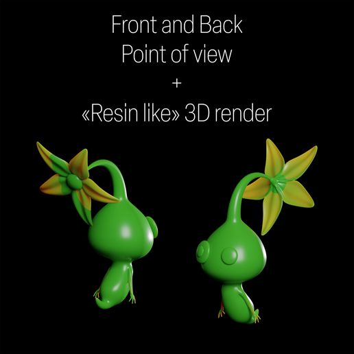 STL file Glow pikmin levitating 🌿 ・3D print model to download・Cults