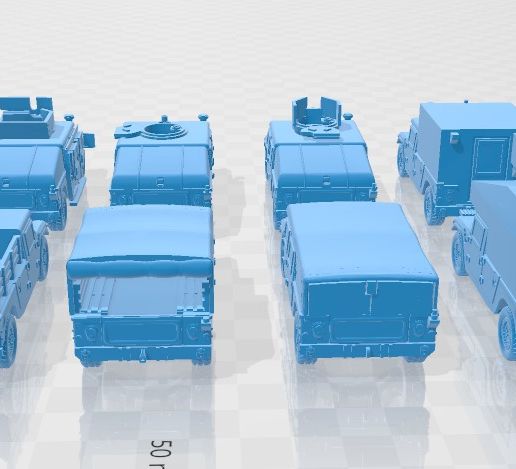 🪖 HUMVEE 1/72・ STL File for 3D printing・Cults