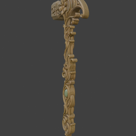 🔨 Elegant Fae Hammer・ STL File for 3D printing・Cults