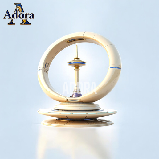 Archivo STL Celestial Arc Tower 3D Model 🏘️ ・Idea de impresión 3D para ...