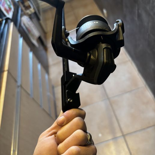 STL file rod-mounted reel support 🎣 ・3D printable design to download・Cults