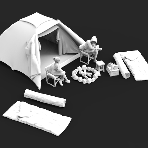 🏕️ Off Road Camping / camping tent・ STL File for 3D printing・Cults