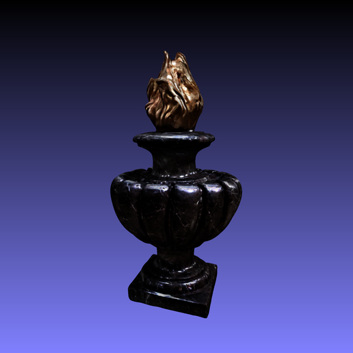 STL file Sculpture - Marble torch "Eternal Light" from a church 🗿 ・3D ...