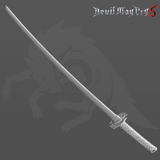 😈 Yamato Vergil Katana from Devil May Cry 5 stl for cosplay DMC 3d model・ STL File for 3D ...